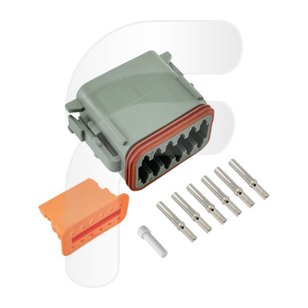 CONECTOR DT 12 TERMINAL HEMBRA SECCIÓN 0,5/1,5 MM2