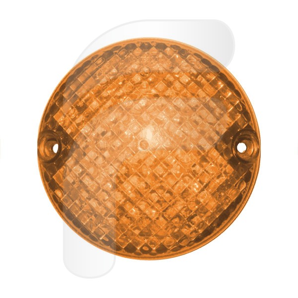 PILOTO REDONDO LED ÁMBAR INTERMITENTE 24V